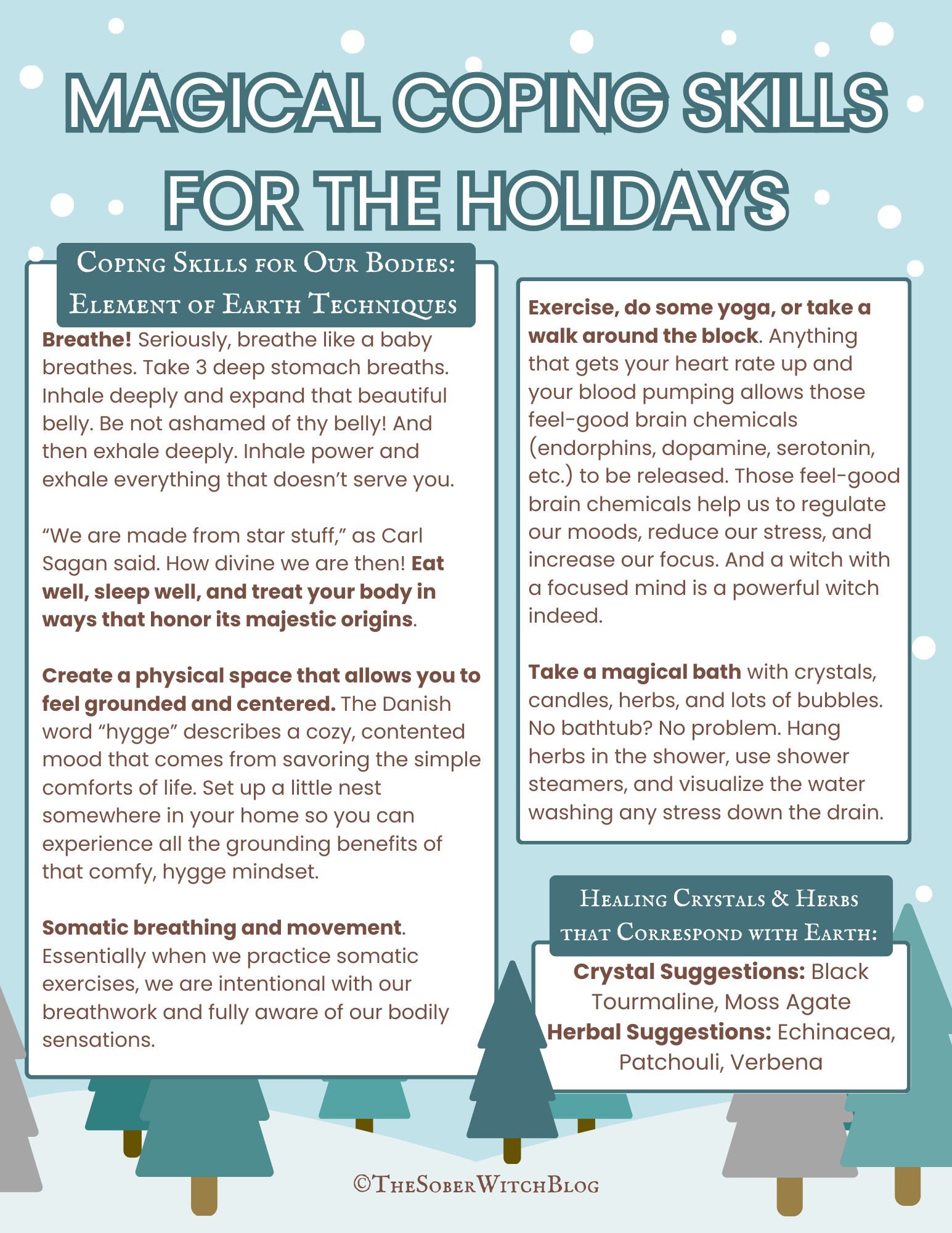 Magical coping skills for the Holidays (Updated & Downloadable) – THE ...